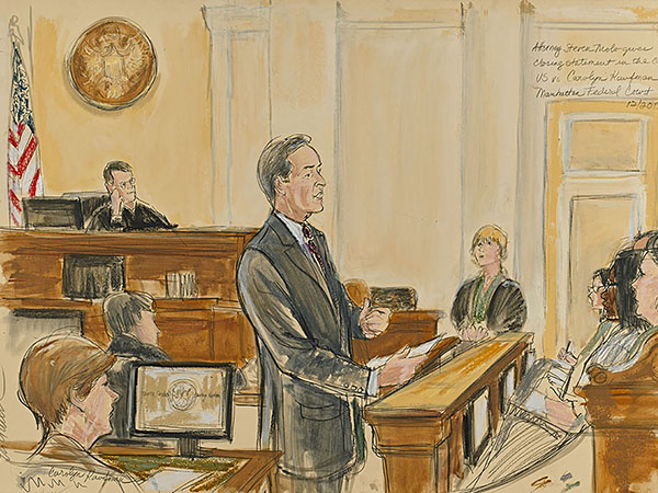 Courtroom Art and Commissions | Elizabeth Williams Studio